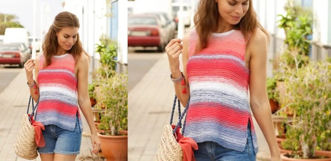 Un pull design drops - La Grenouille Tricote